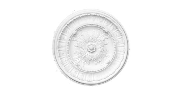 Rosace de plafond Ornement 40x40cm Plâtre - ORR76 - Rosaces 40-60cm